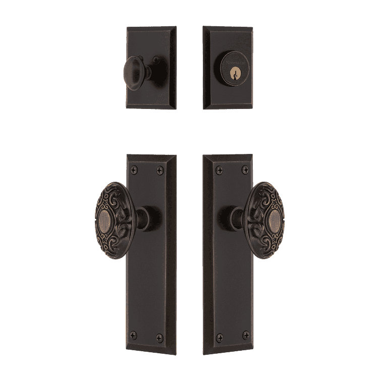 Nostalgic Warehouse New York Entry Set with Victorian Knob | Wayfair